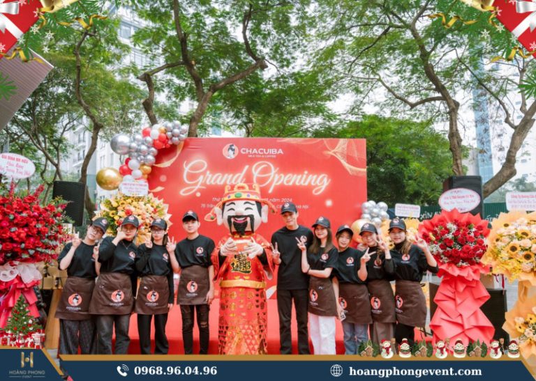 Khai Trương Thương Hiệu Trà Sữa Chacuiba | Hoàng Phong Event