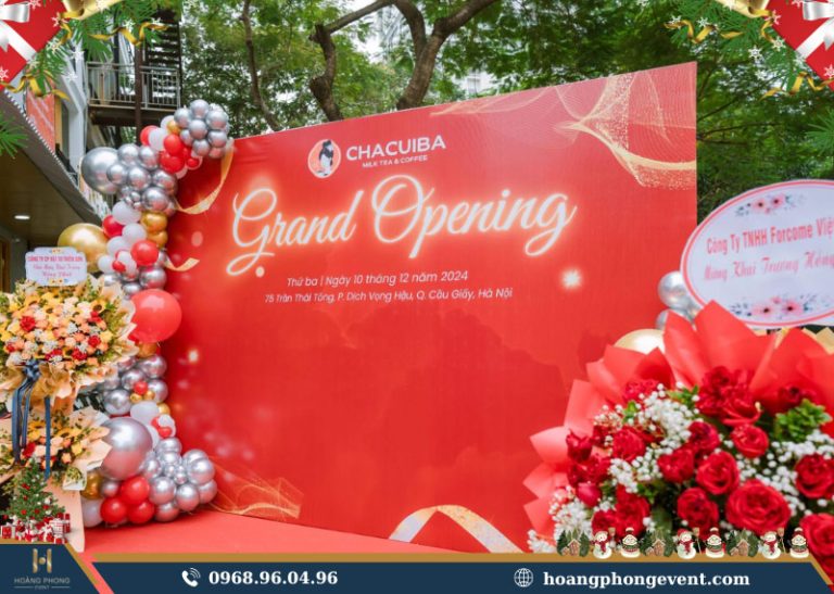 Khai Trương Thương Hiệu Trà Sữa Chacuiba | Hoàng Phong Event