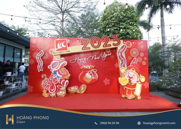 Top Mẫu Booth Checkin Đẹp Nhất 2026 | Hoàng Phong Event
